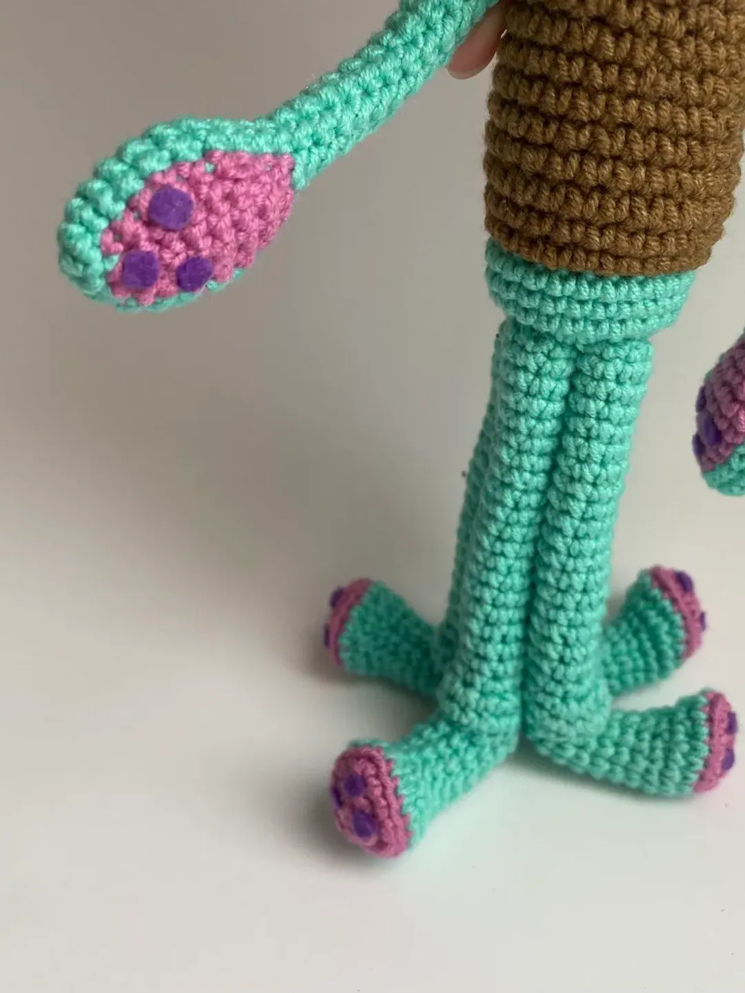 Squidward by Sponge Bob PDF crochet pattern