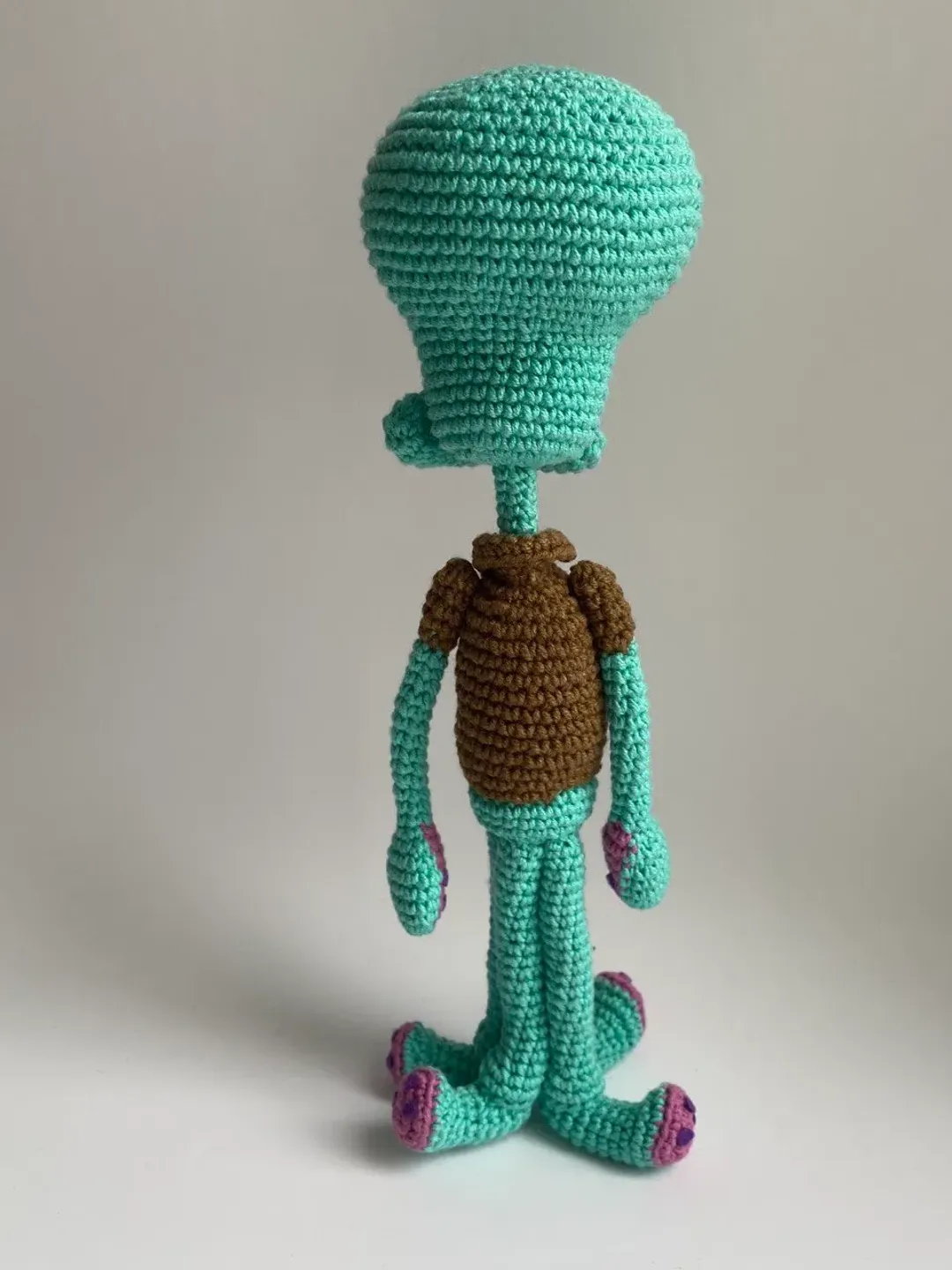 Squidward by Sponge Bob PDF crochet pattern