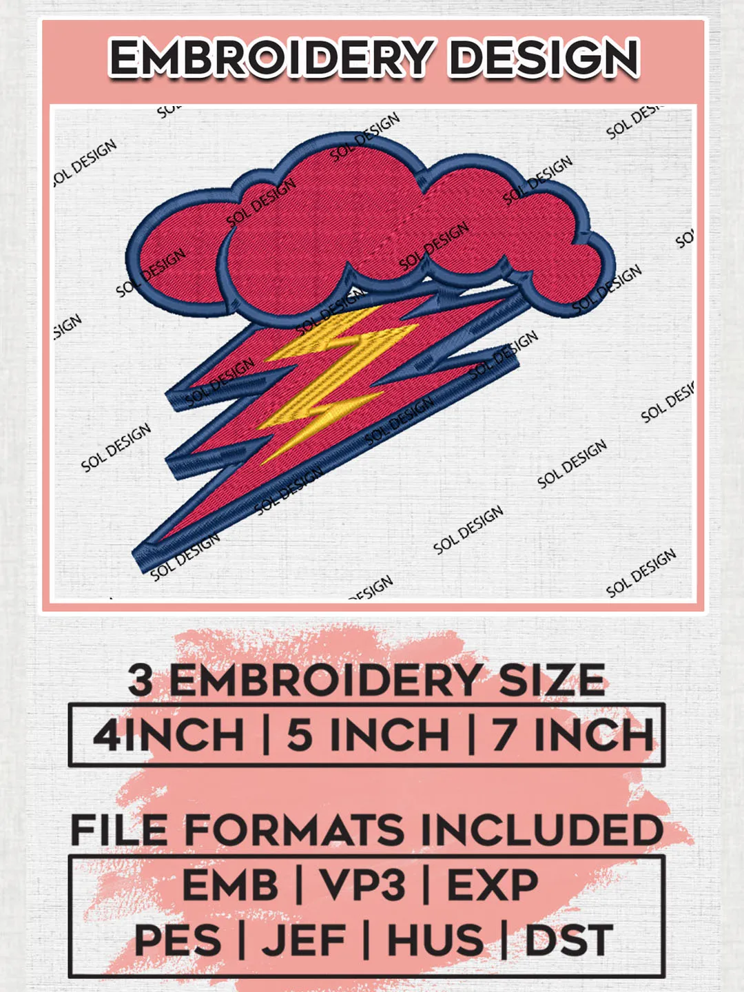 St. John's Red Storm Embroidery Designs, NCAA Logo Machine Embroidery ...