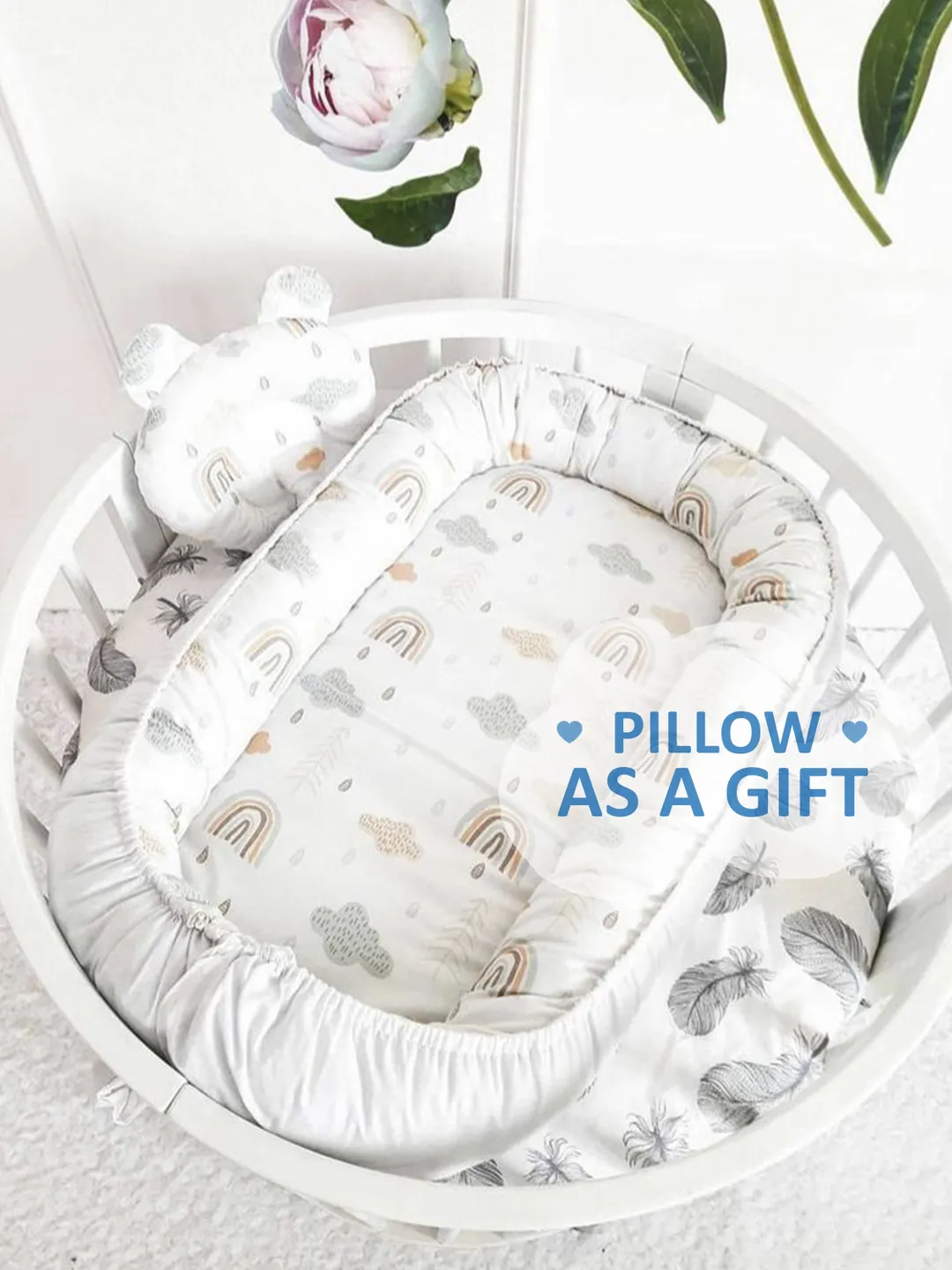 Pillow as a gift! Baby nest newborn sleeping bag, baby blanket, baby ...