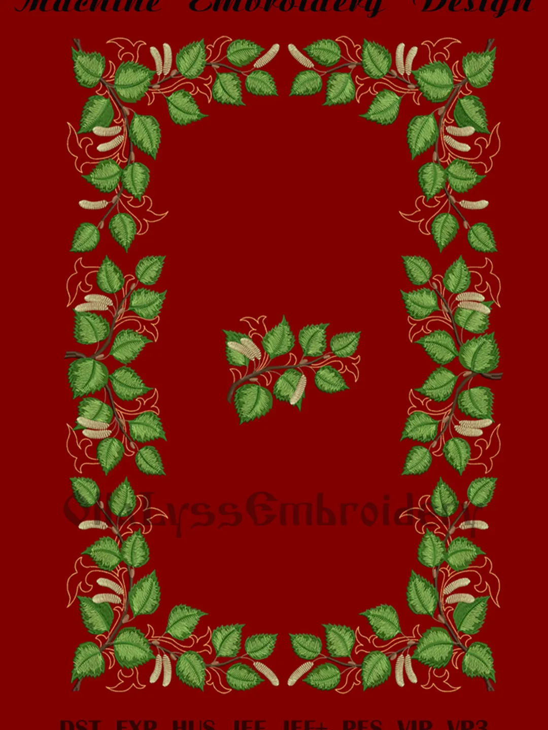 Birch Tree Branches set of embroidery designs