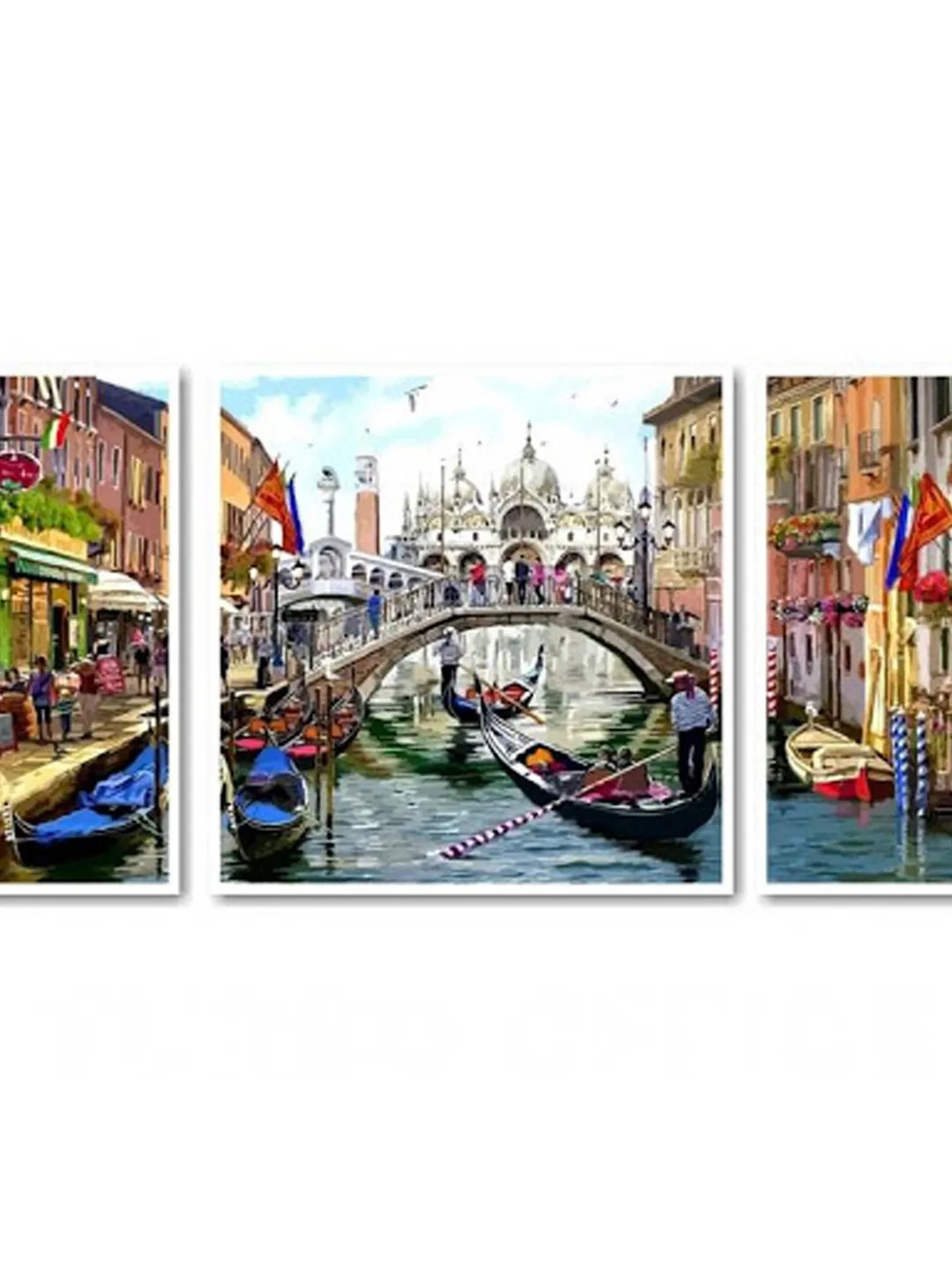 Paris Triptych Paint by number kit Adult, Eiffel Tower Painting by ...
