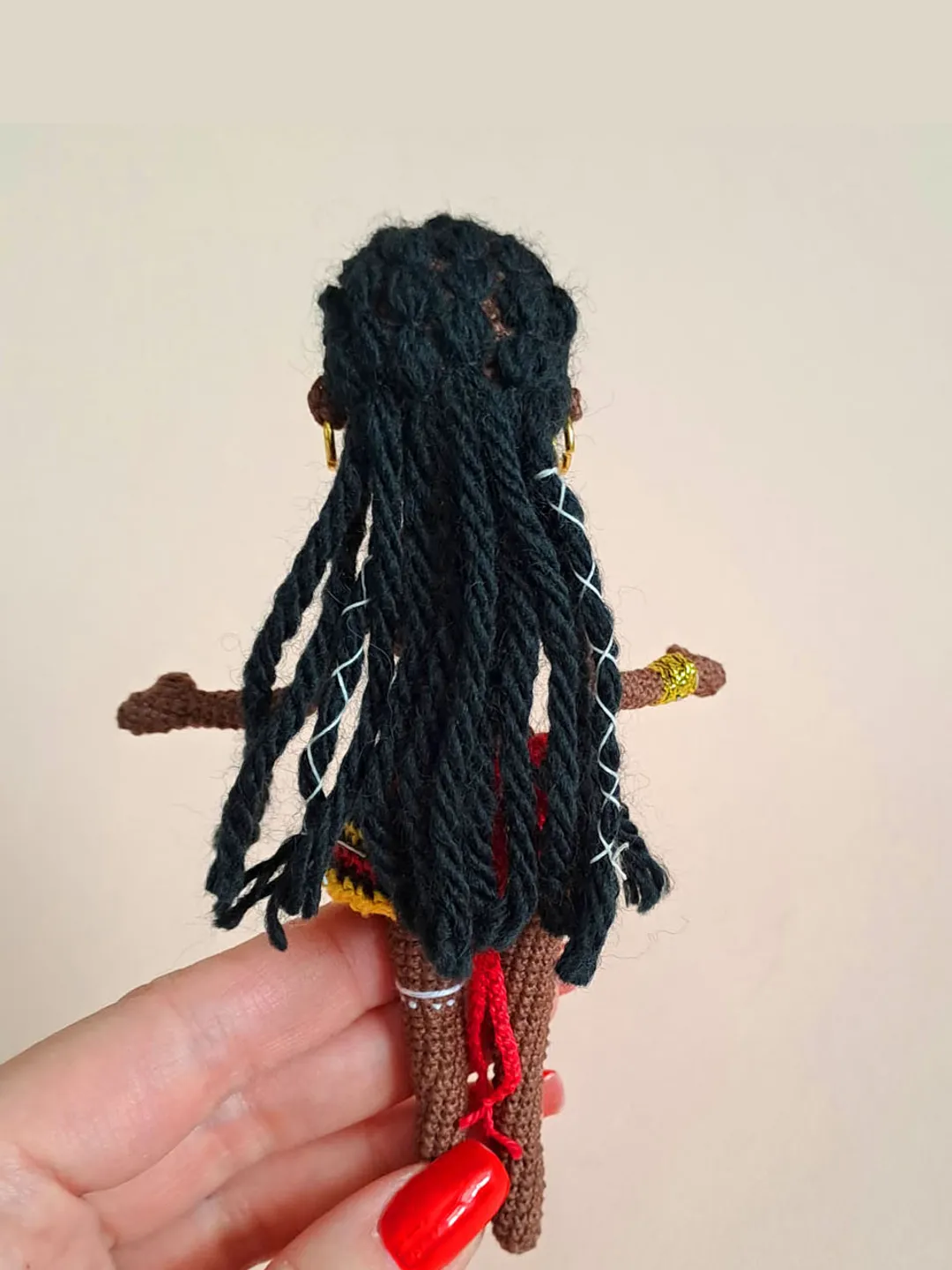 Crochet African Doll, Pattern Crochet African doll, Pattern Black Doll ...