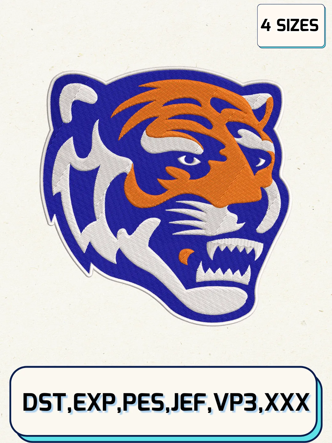 Memphis Tigers Embroidery Design Files, NCAA Logos Embroidery Designs ...