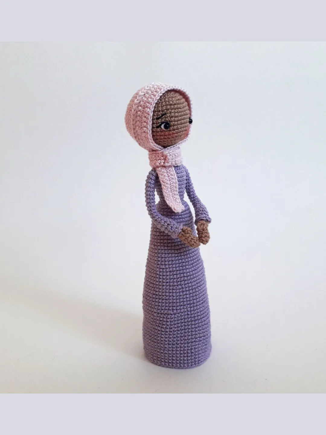 Pattern Crochet Doll in Hijab, Islamic Crochet Doll, Pattern Muslim Girl