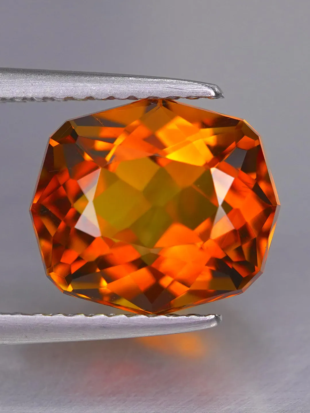 3.50 Ct Unbelievable ! Lustrous Madeira Orange Fancy Citrine Natural ...