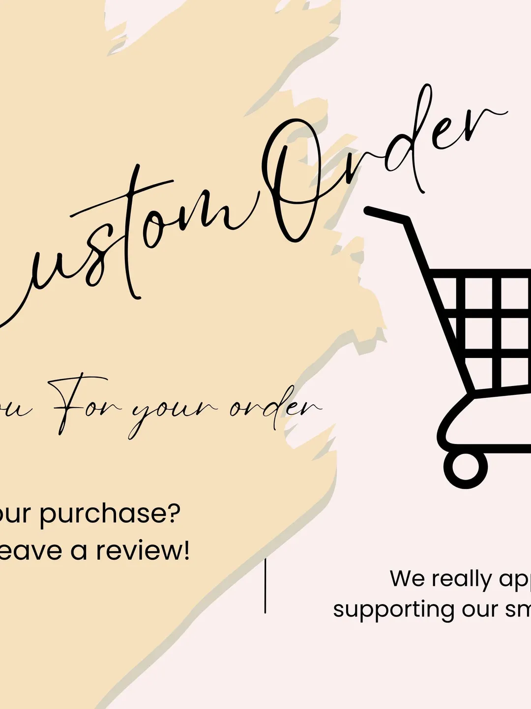 Custom Order Request: Please Message First