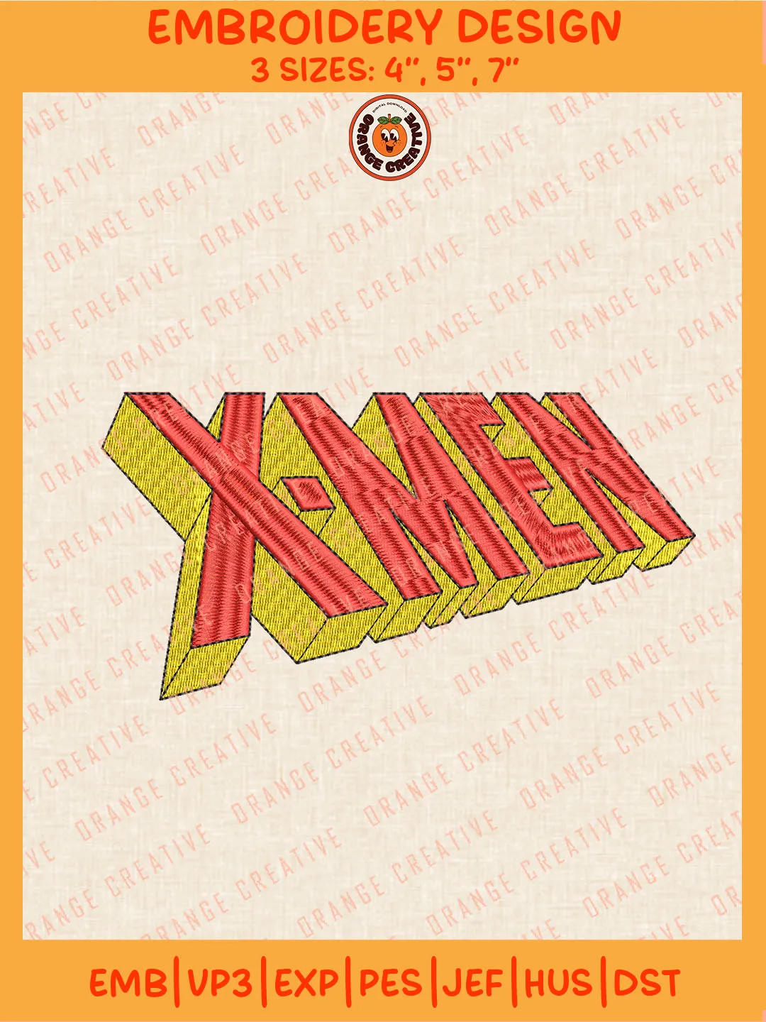 Superhero X-men Logo Embroidery Files, X-men Movie Embroidery Designs ...