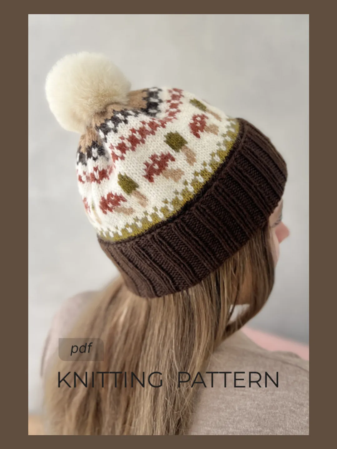 Knitting hat pattern/ Digital download