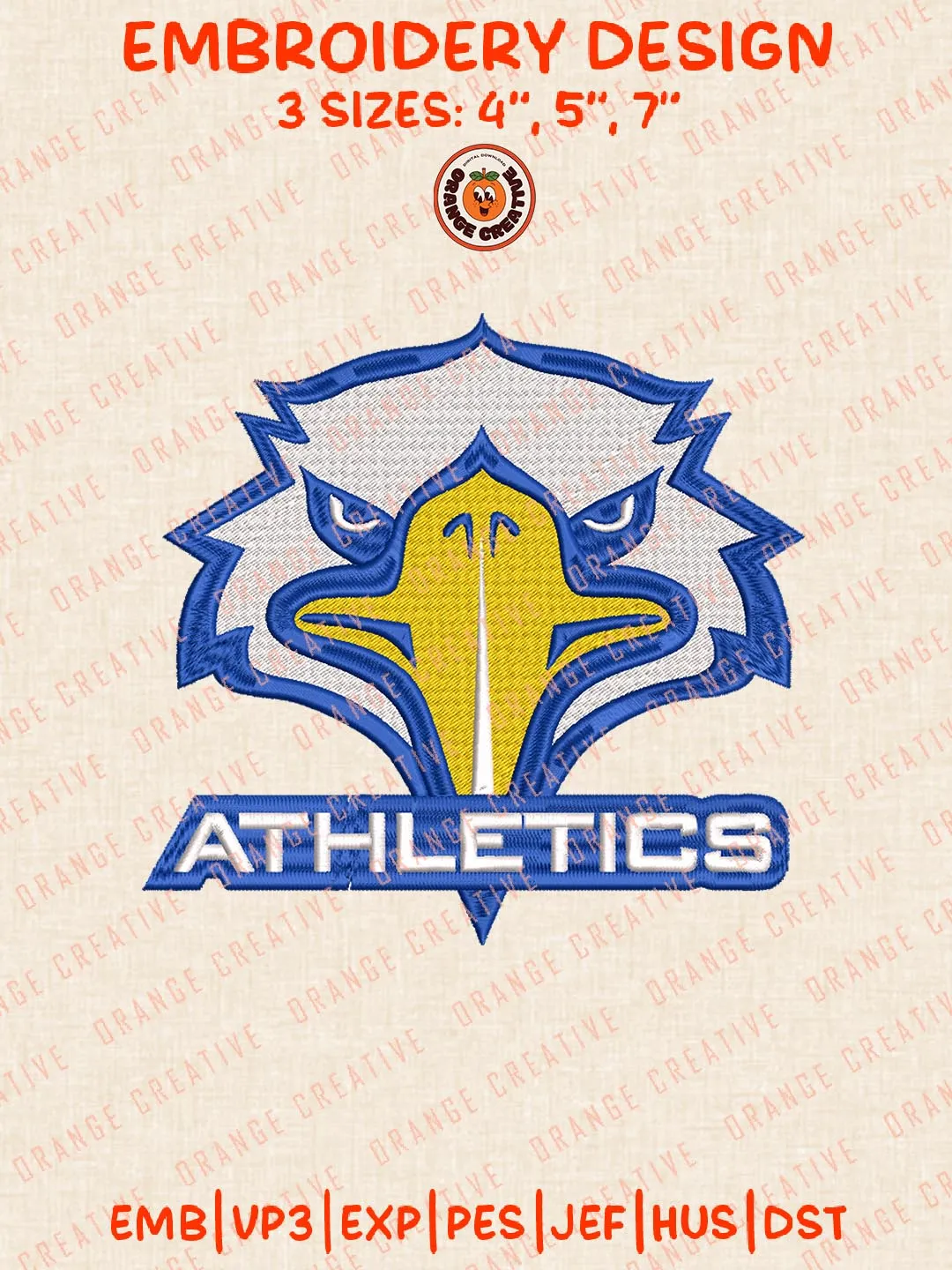 Morehead State Eagles Mascot Logo Embroidery Design Files, NCAA Logos ...