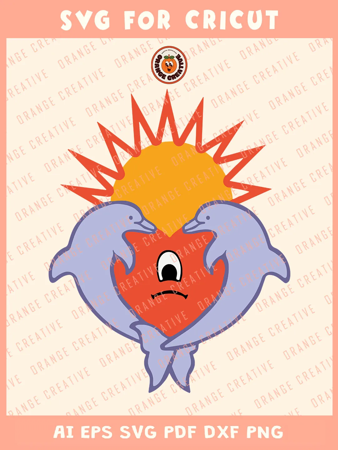 Bad Bunny Dolphin With Sad Heart Files, Un verano sin ti Svg Designs ...