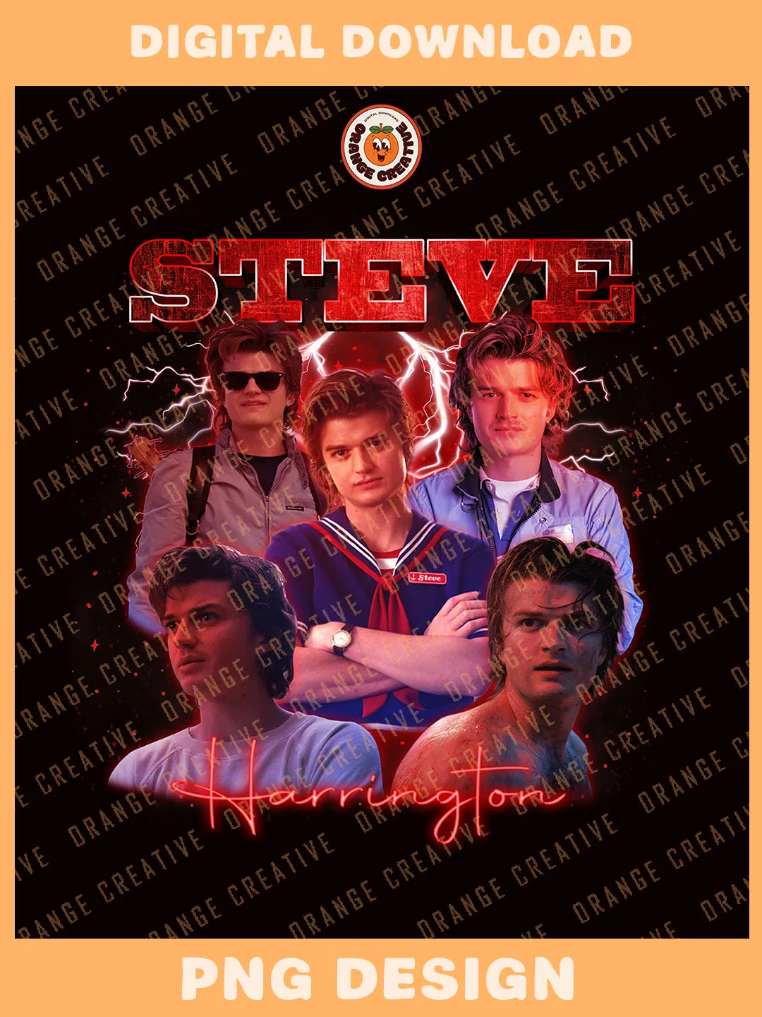Eddie Munson Playing Guitar Bootleg 90s Png Designs, Eddie Metal ...