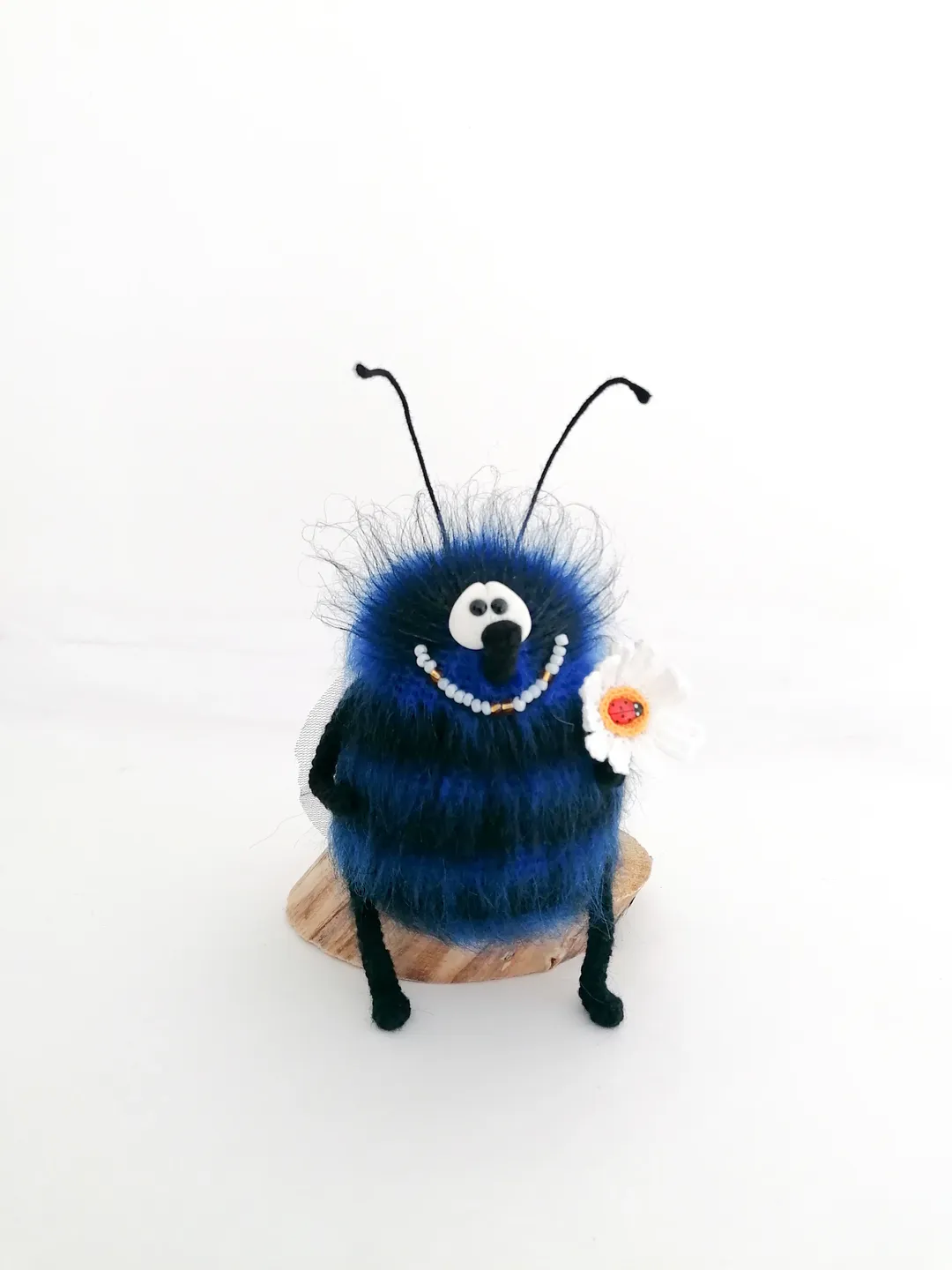 Baby rattle honey bee, bee teething toy, bumble bee sensory toy, bumble ...