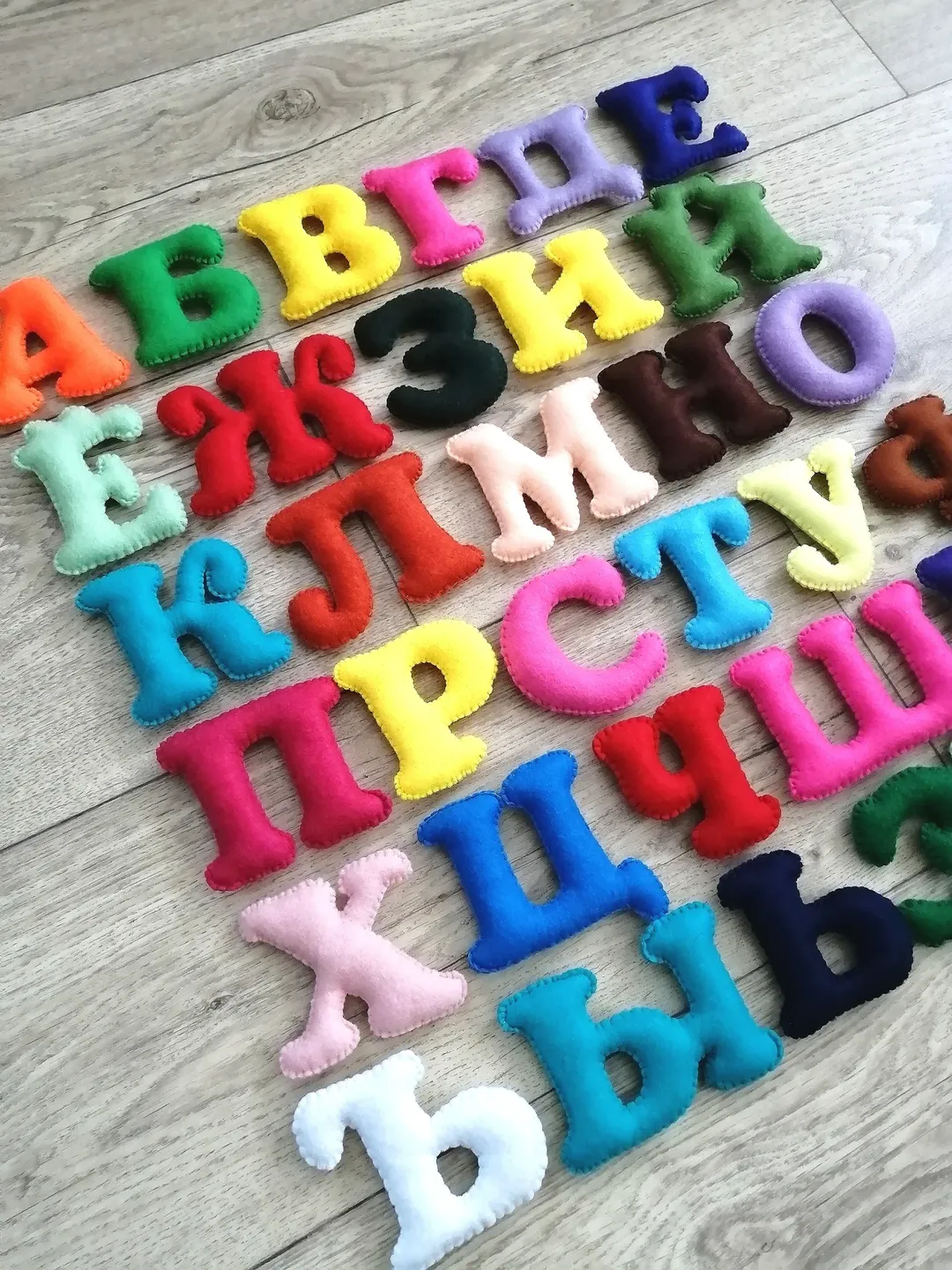 Russian ABC Soft Letters Learning Russian Alphabet in Gift, Teaching ...
