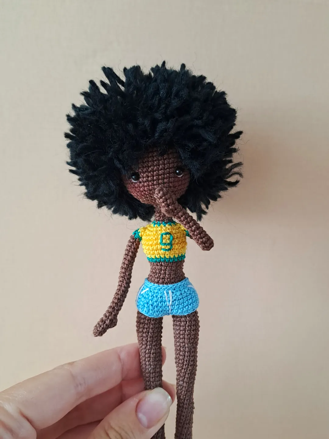 Pattern Brazilian doll. Crochet brazilian doll. pattern crochet black ...