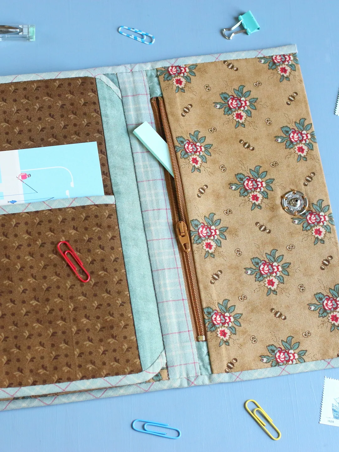 PDF Travel Organizer - Notebook (Book, Journal, Diary) Cover Sewing Pattern