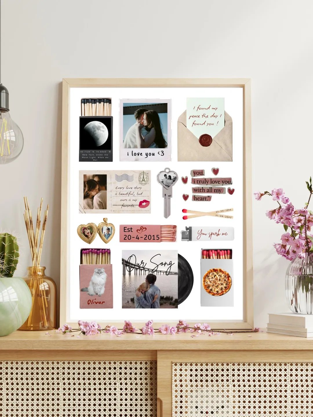 Editable Matchbook Poster Template, Canva Matchbox Template (Digital ...