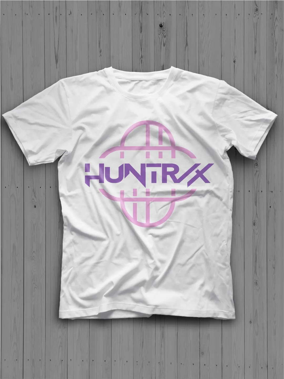 Huntrix Logo SVG PNG, Pink Purple 💜 Layered