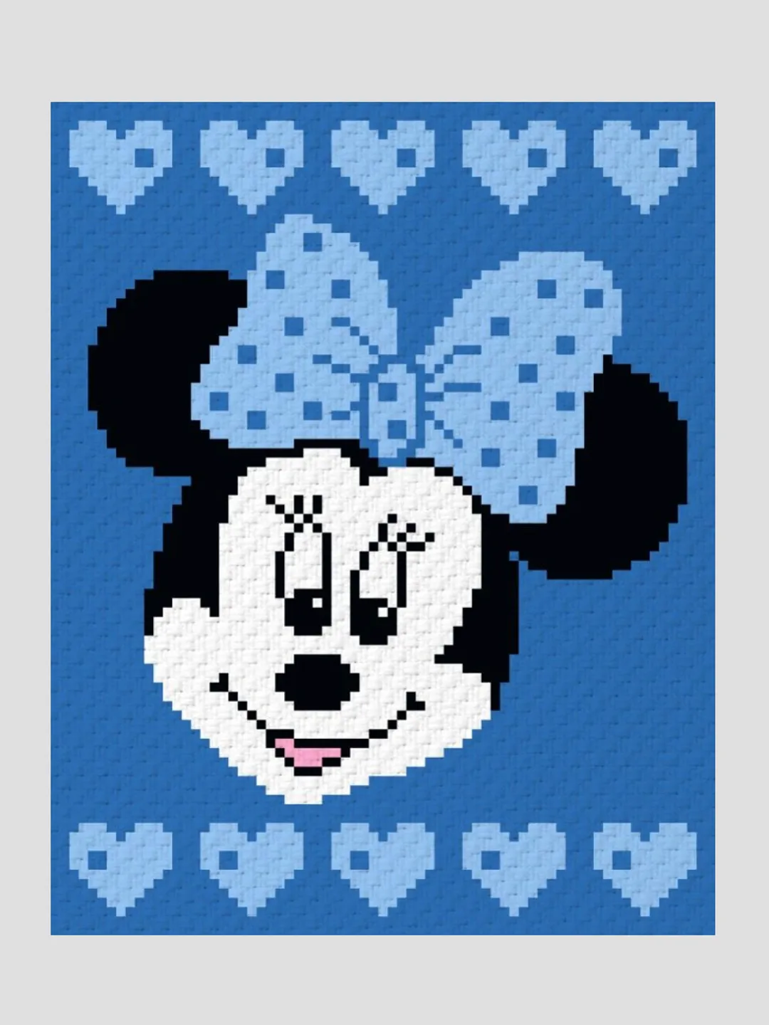 Crochet C2C Minnie Mouse graphgan blanket pattern