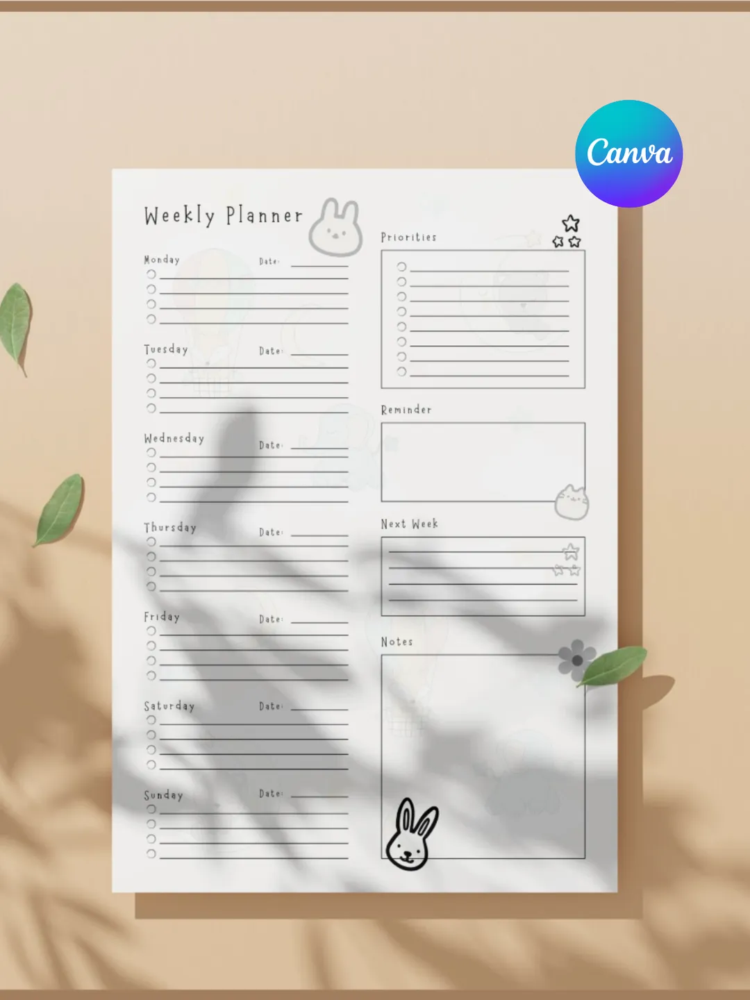 2026 Daily Planner | Weekly & Monthly Planner with Habit Tracker | KDP ...