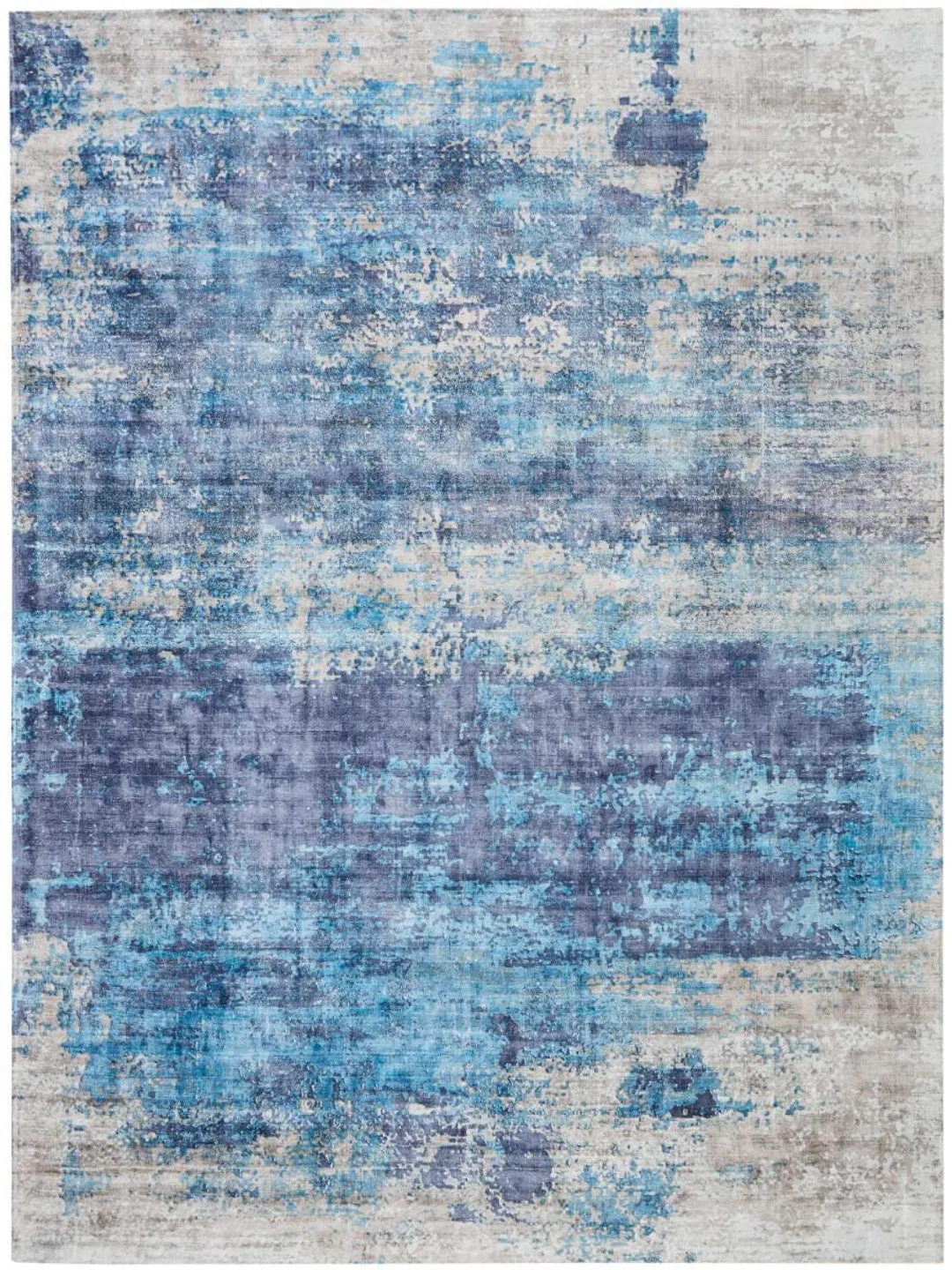 Blue Abstract Area Rugnull