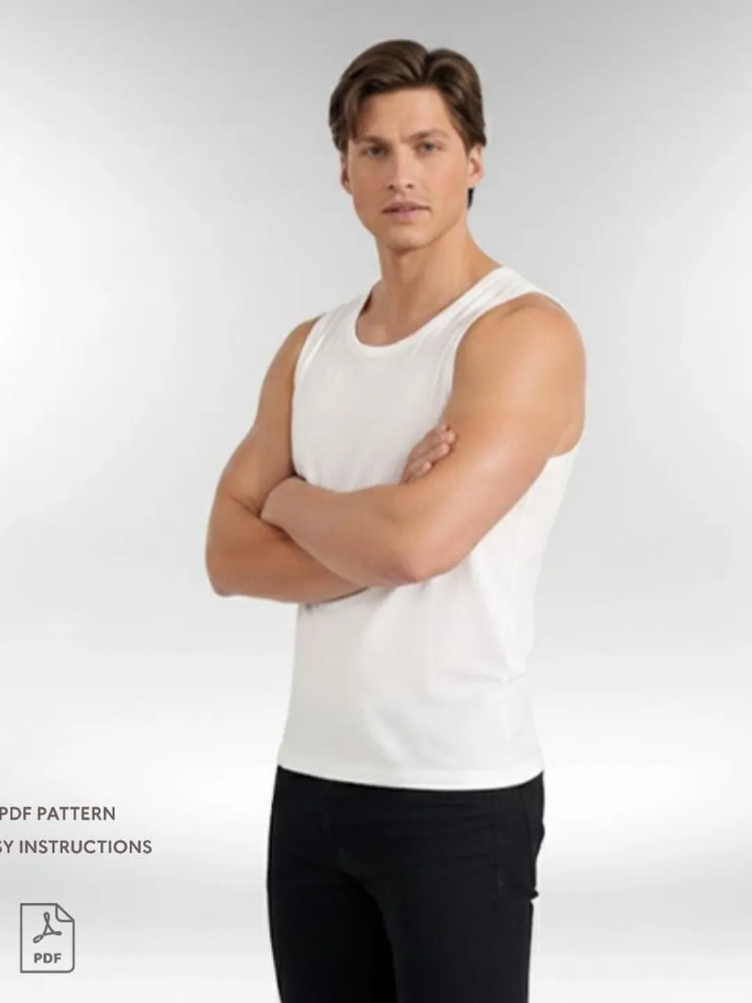 Men’s Classic Tank Top | PDF Sewing Pattern | Sizes M-XXXL | Digital ...
