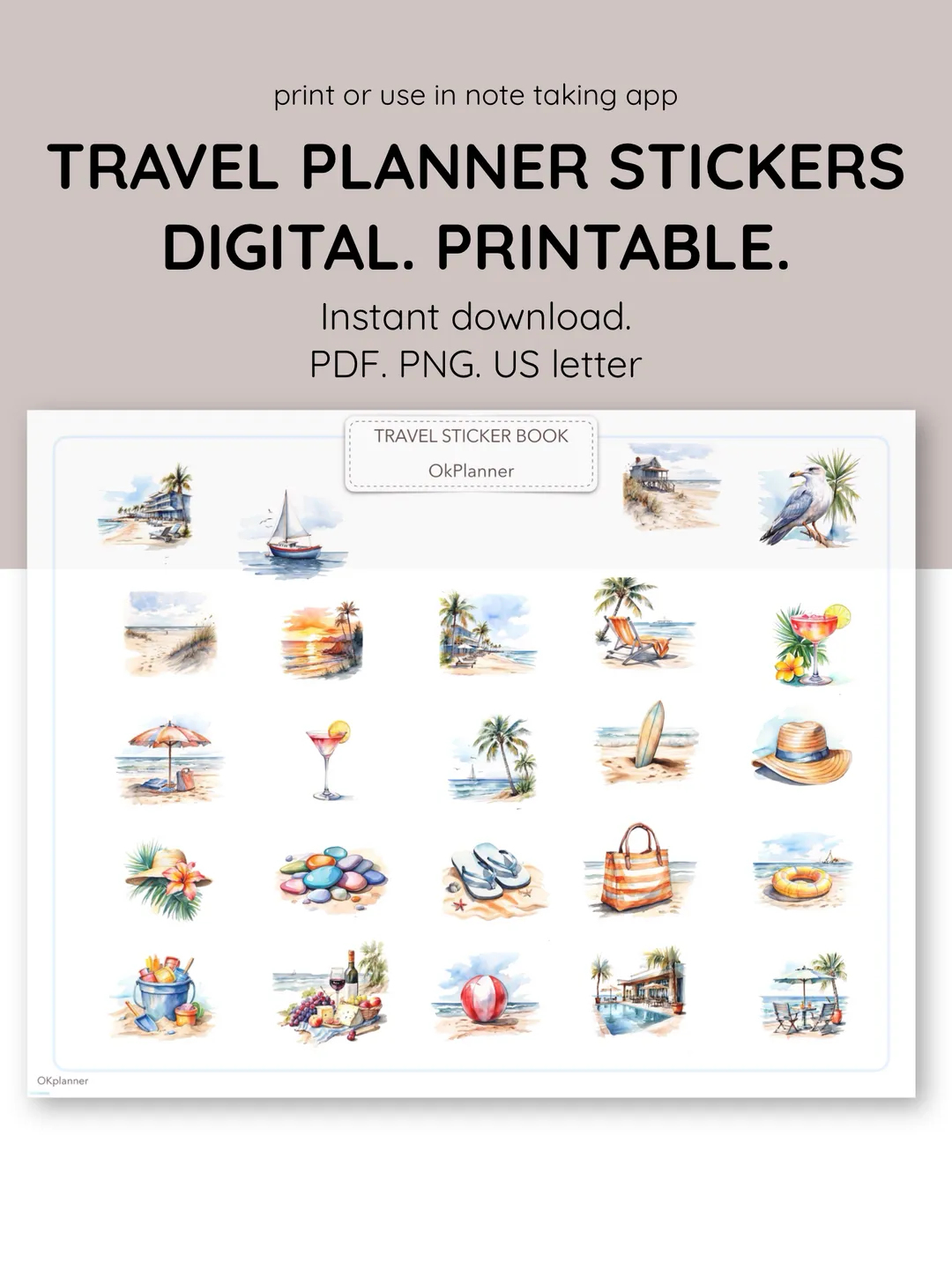Digital monthly stickers 2025. Planner journal sticker. Student sticker ...