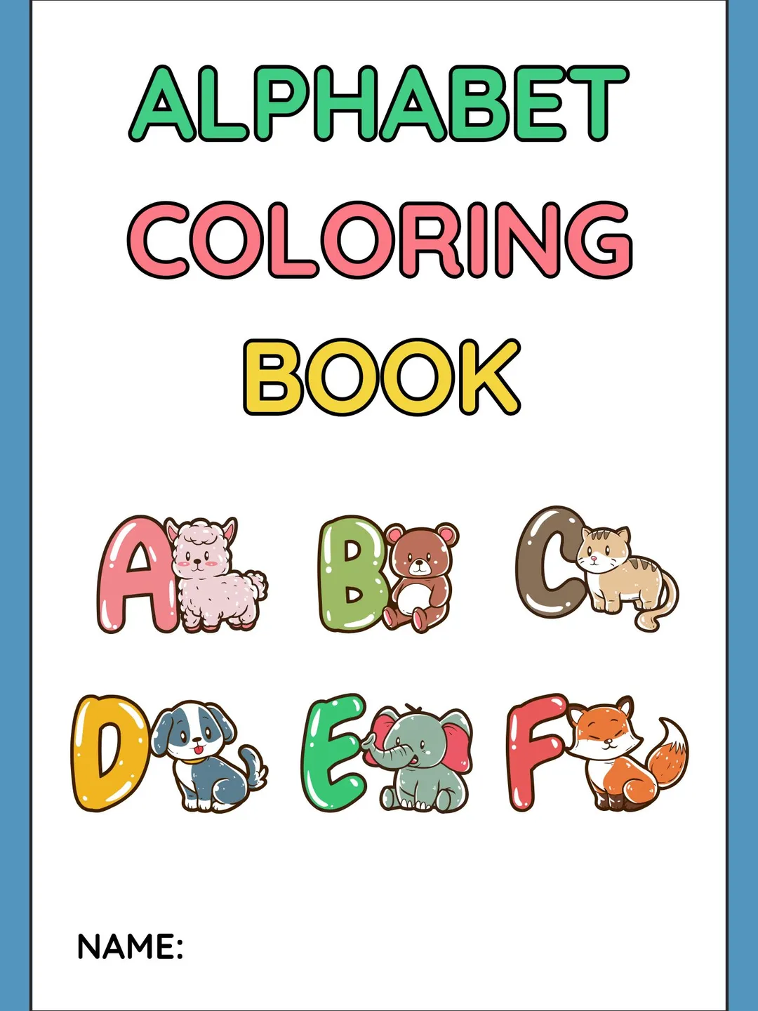 Alphabet Coloring Book