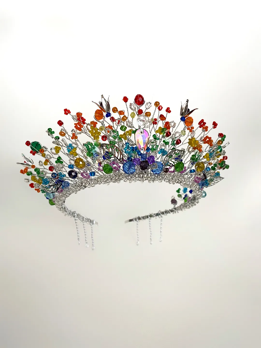 Rainbow crown, Rainbow headpiece, Multicolour tiara, LGBT accessories ...