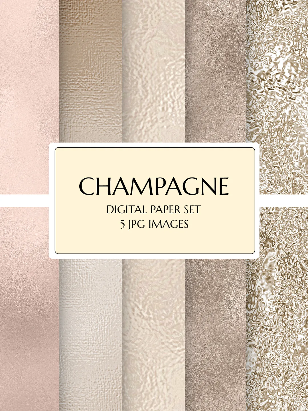 Champagne Digital Paper, Champagne Paper Set, Champagne Background ...