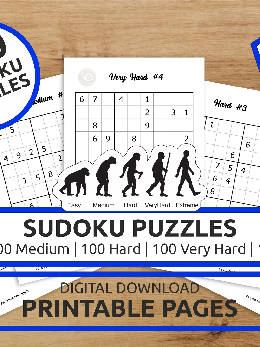 Sudoku Puzzles - Volume 2 | 100 Easy 100 Medium 100 Hard 100 Very Hard ...