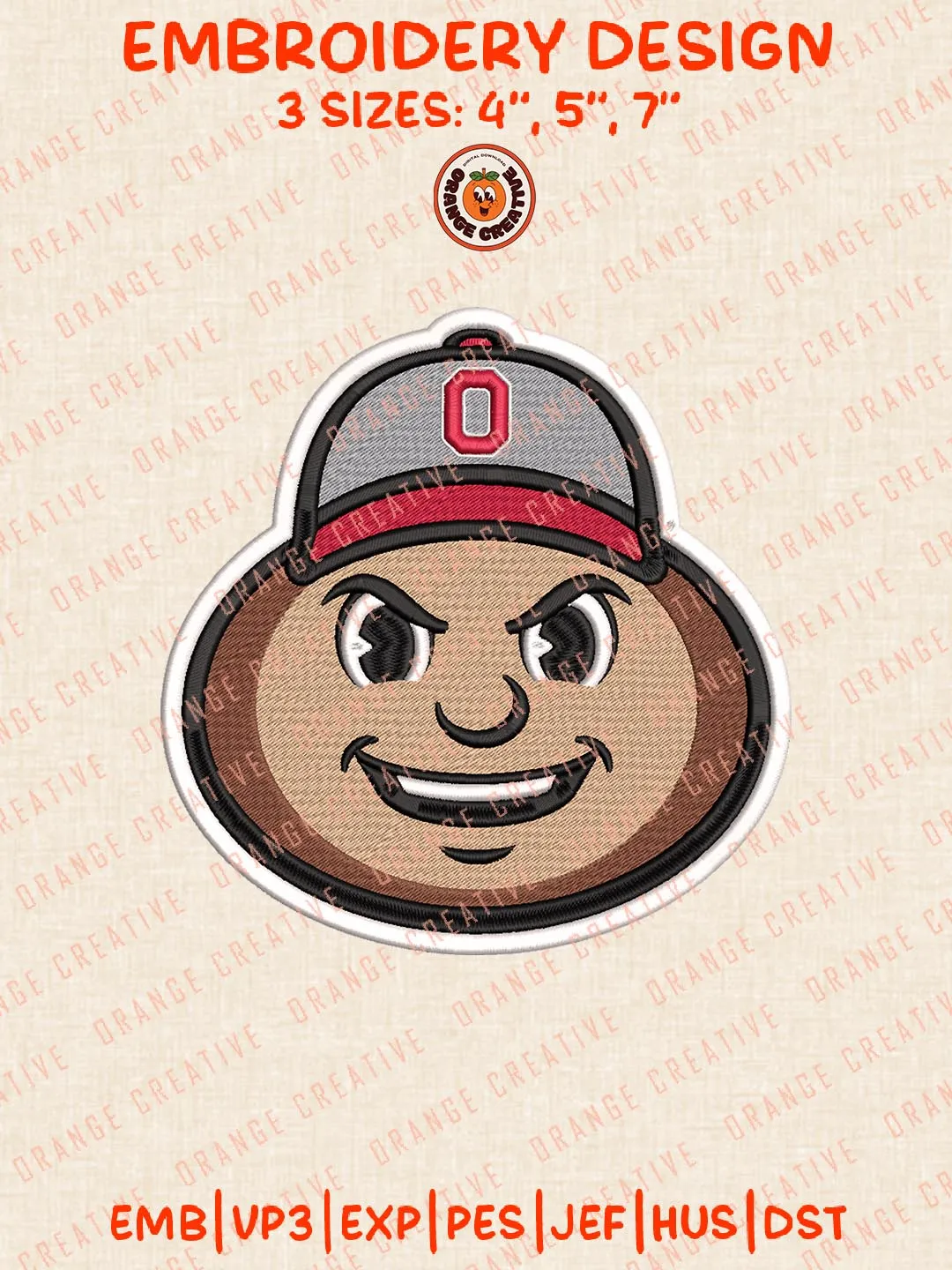 Ohio State Buckeyes Logo Embroidery Design Files, NCAA Logos Embroidery ...