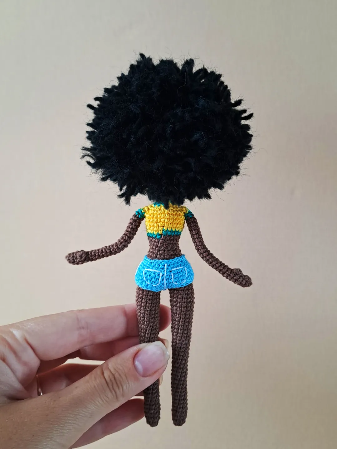 Pattern Brazilian doll. Crochet brazilian doll. pattern crochet black ...