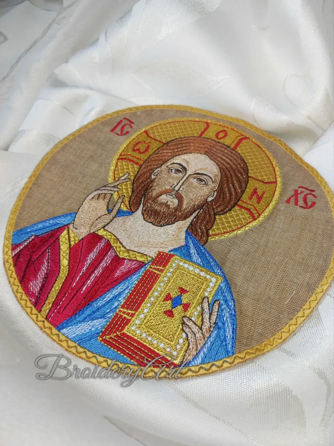 Jesus Christ machine embroidery design