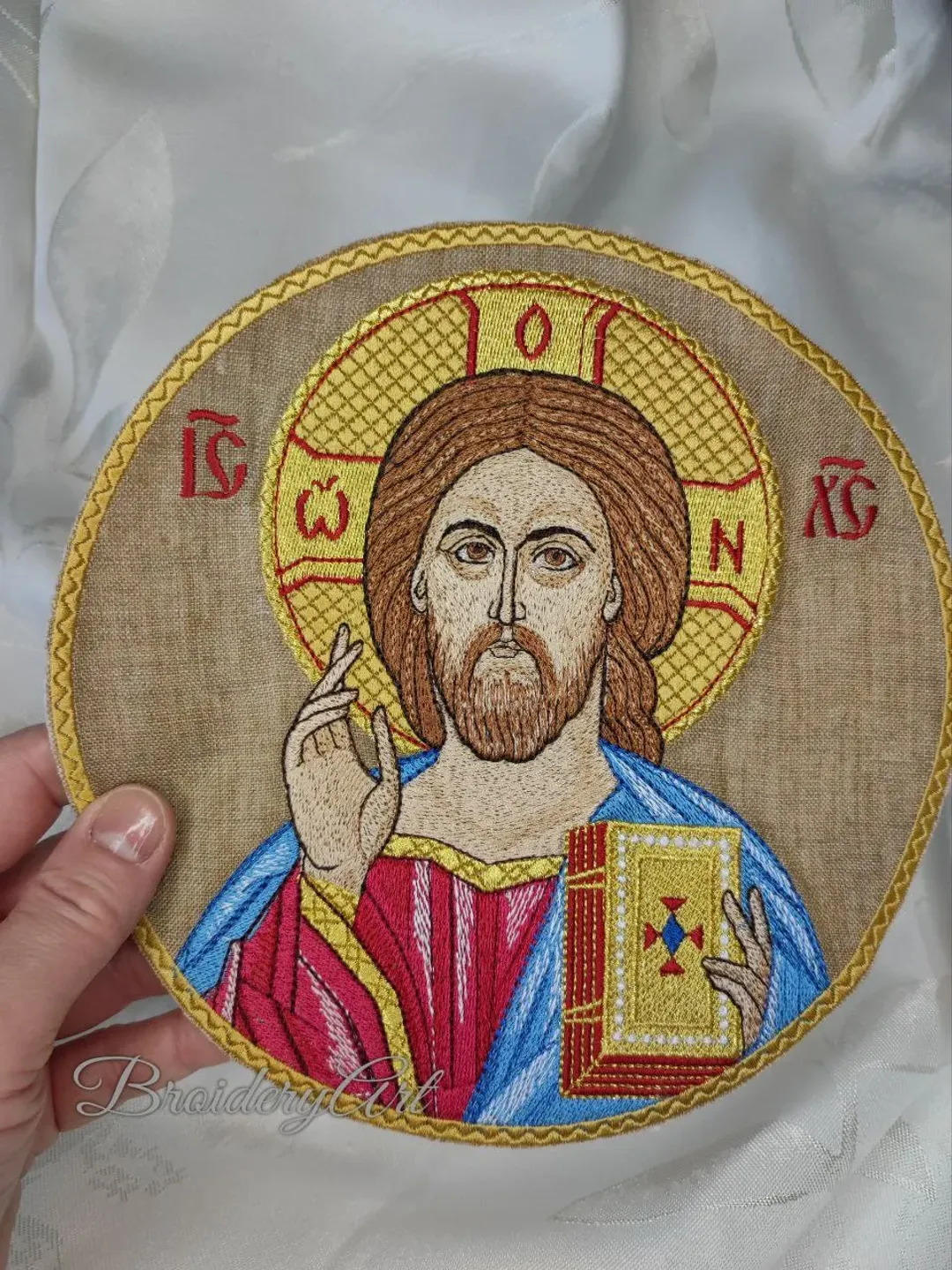 Jesus Christ machine embroidery design