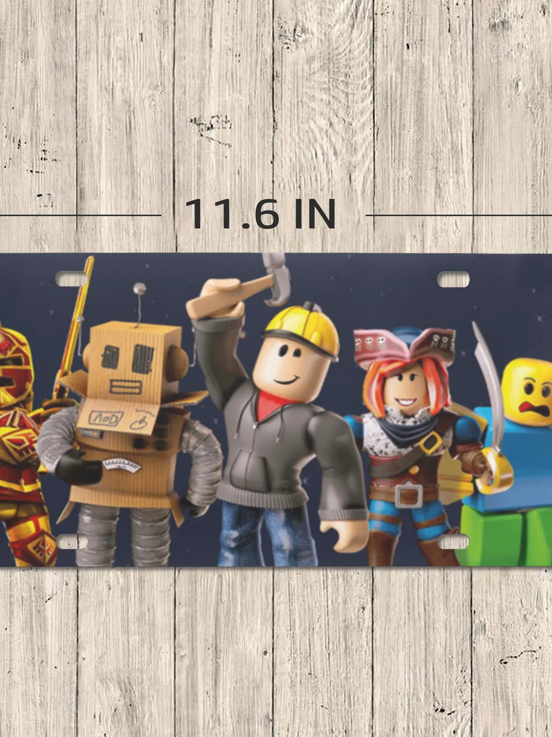 Roblox License Plate