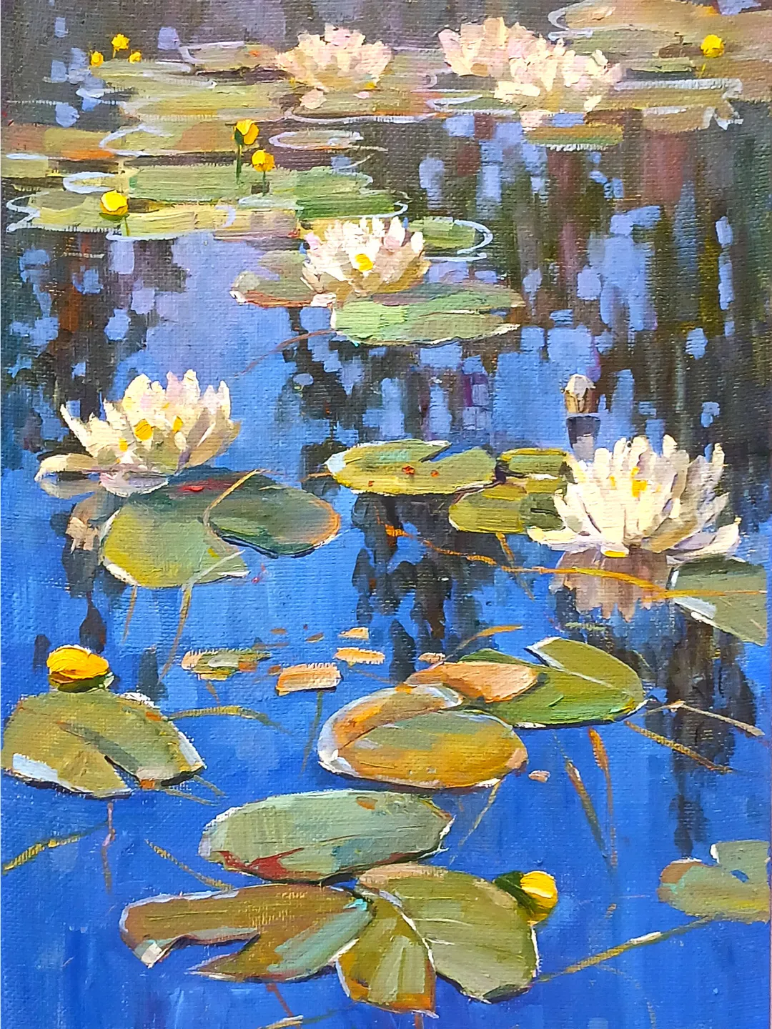 Calla lilies | oil painting | Canvas