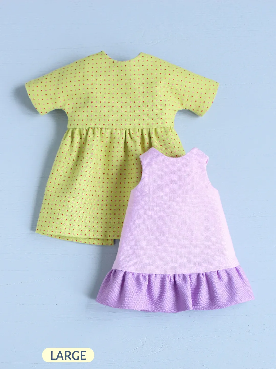 PDF Dresses for Large Doll Sewing Pattern
