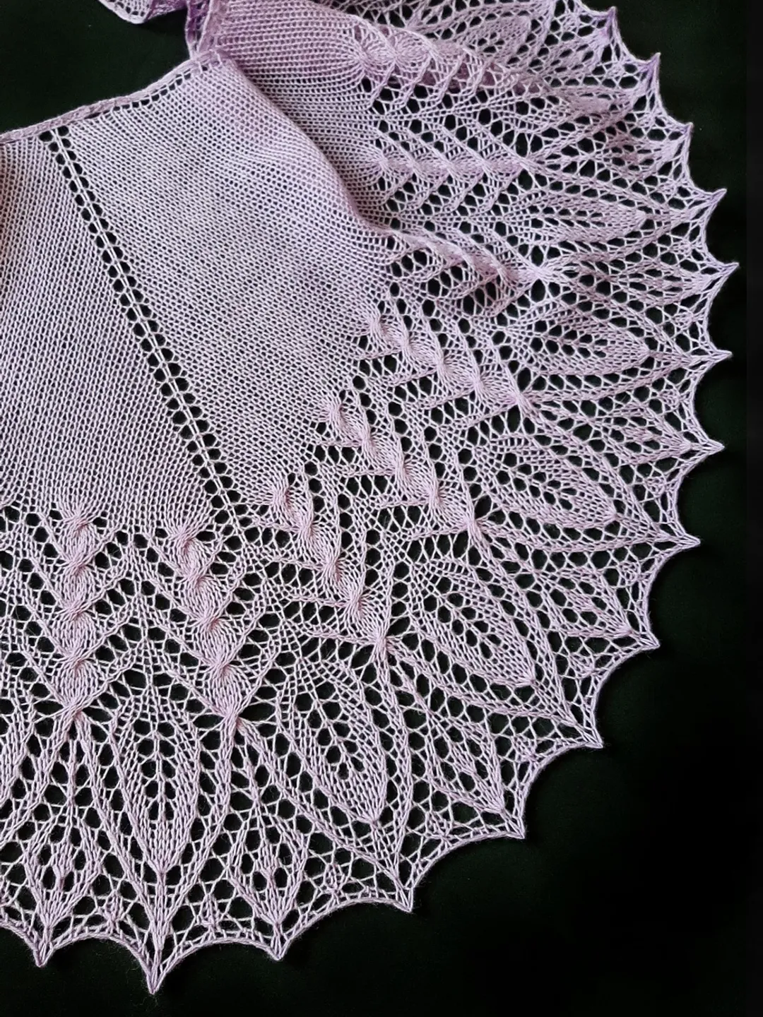 Fichu Knitting Pattern Bekhar Shawl