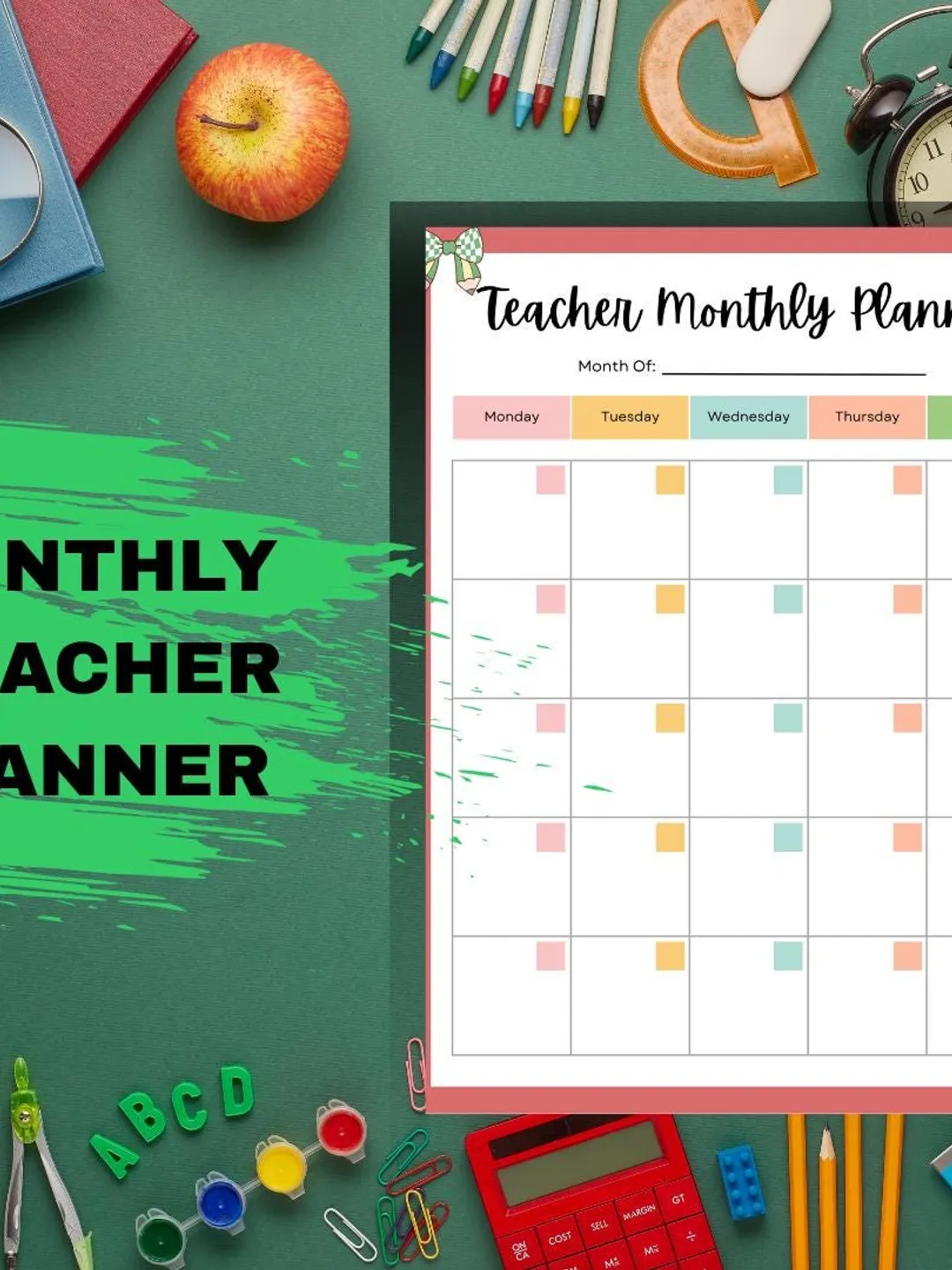 Printable Teacher Planner | Classroom Organizer (Digital Download)