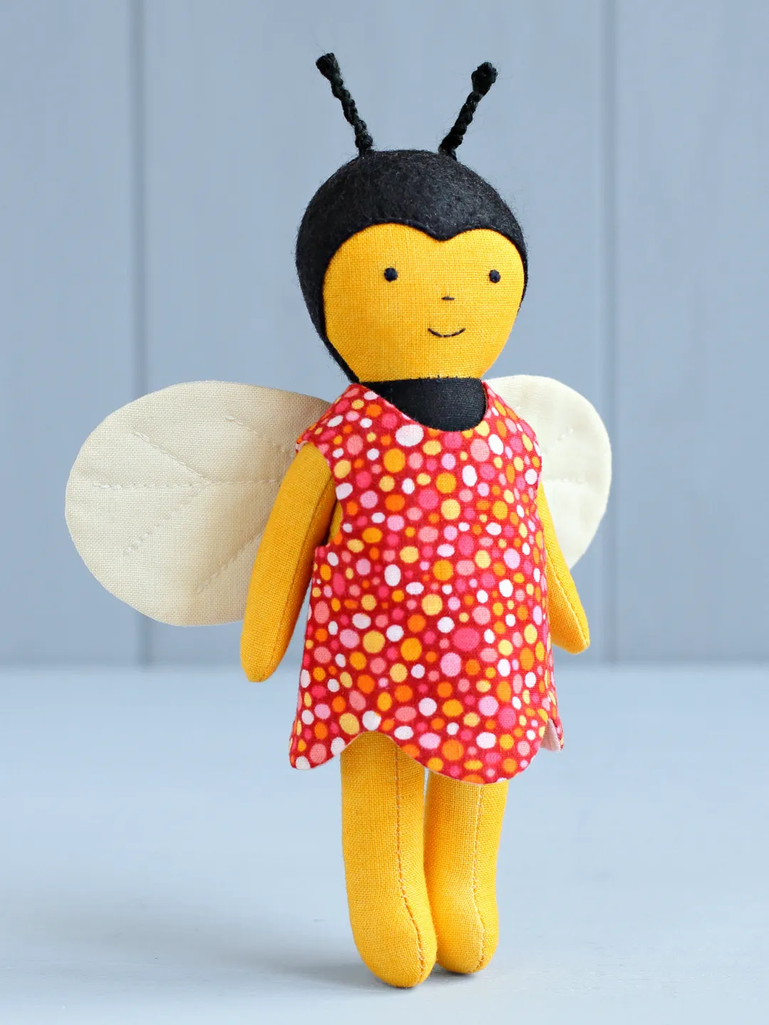 PDF Mini Bee (Bumblebee) Stuffed Animal Sewing Pattern
