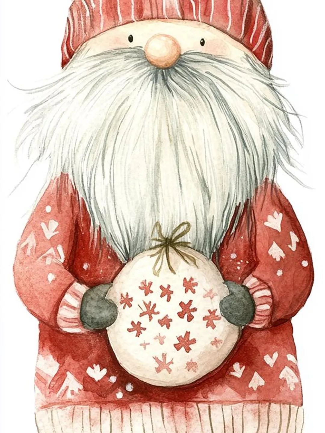 Christmas Gnomes Printable Bookmarks PNG | Cute Holiday Gnome Bookmarks ...