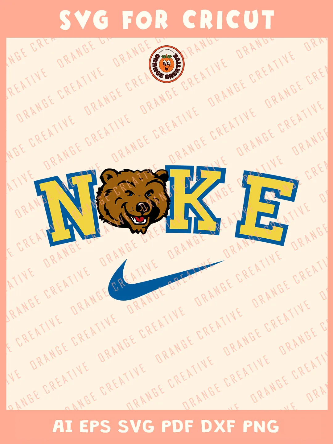 Ni.kee UCLA Bruins Svg, NCAA College Football Team Svg, NCAA UCLA ...