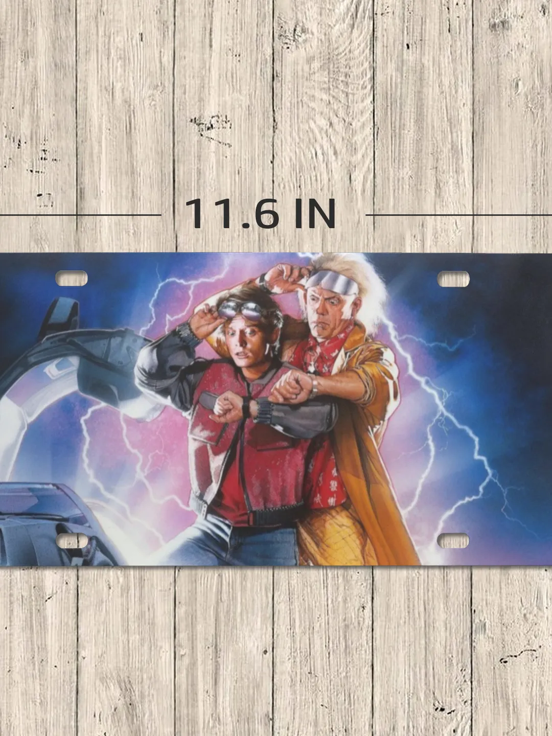 Back To The Future License Plate