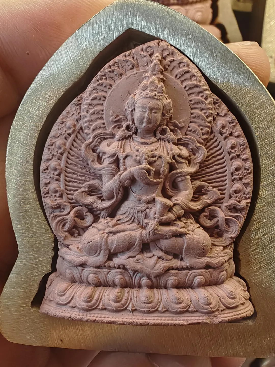 Vajrasattva Tsa Tsa Mold - 4.5cm Height: Tibetan Buddha Statue Maker ...