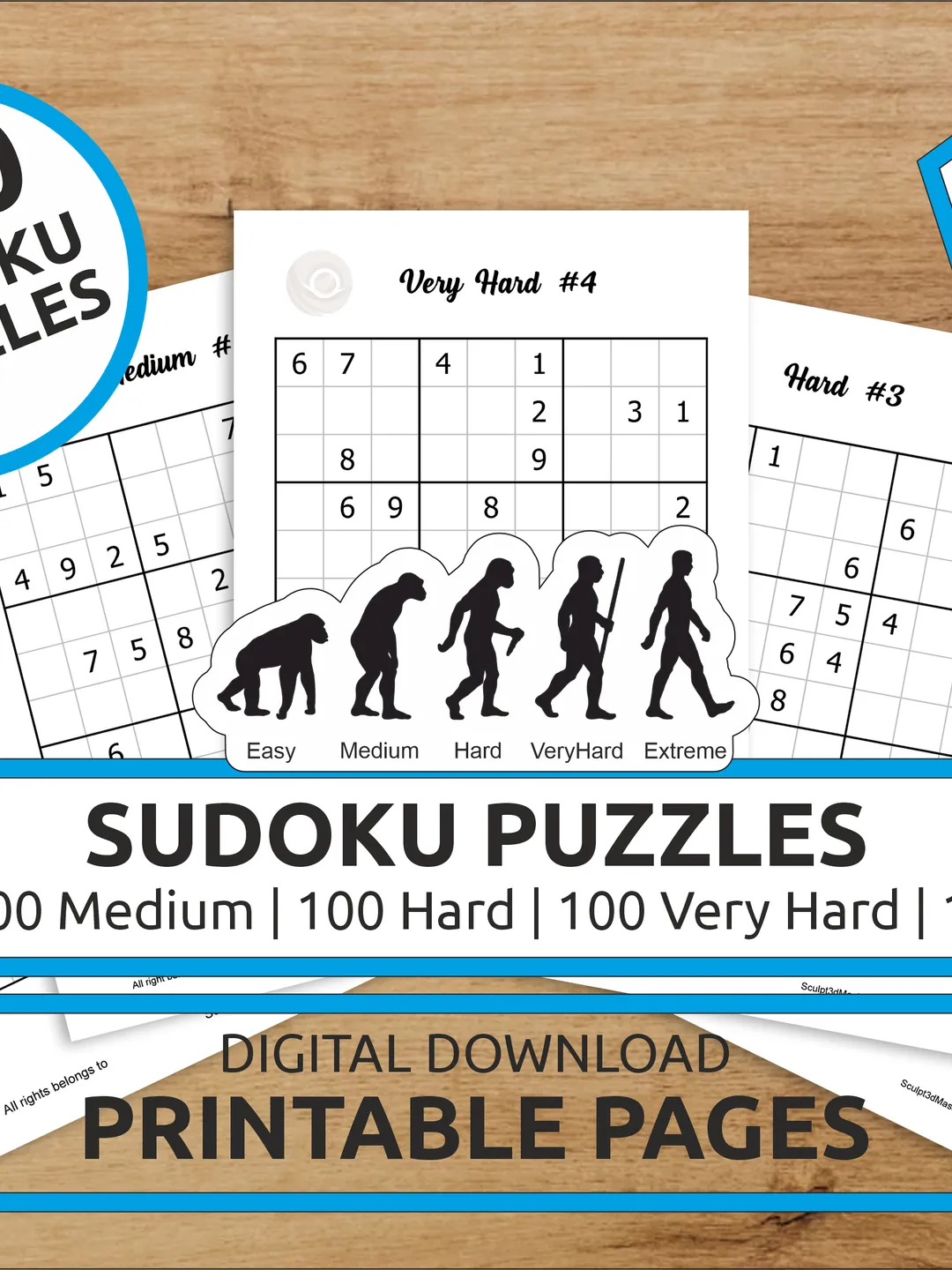 Sudoku Puzzles - Volume 1 | 100 Easy 100 Medium 100 Hard 100 Very Hard ...
