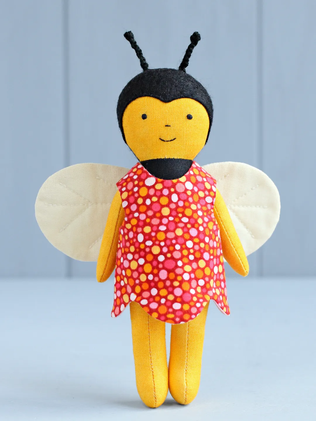 PDF Mini Bee (Bumblebee) Stuffed Animal Sewing Pattern