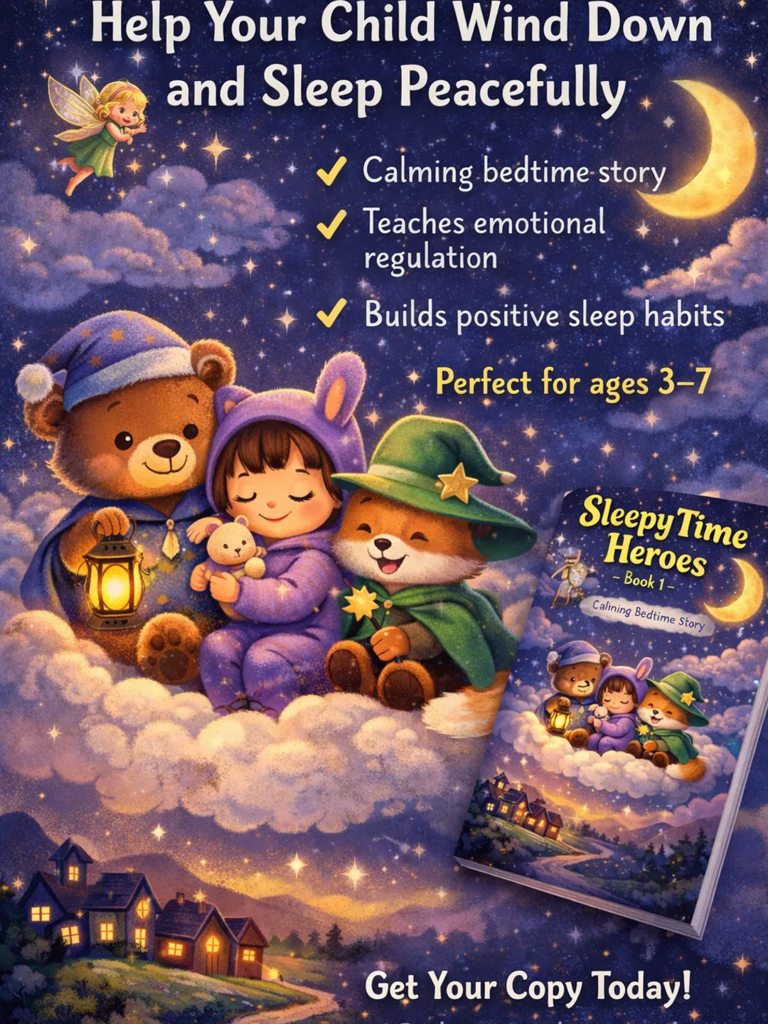Sleepy Time Heroes Bedtime Story Bundle (5 Stories)