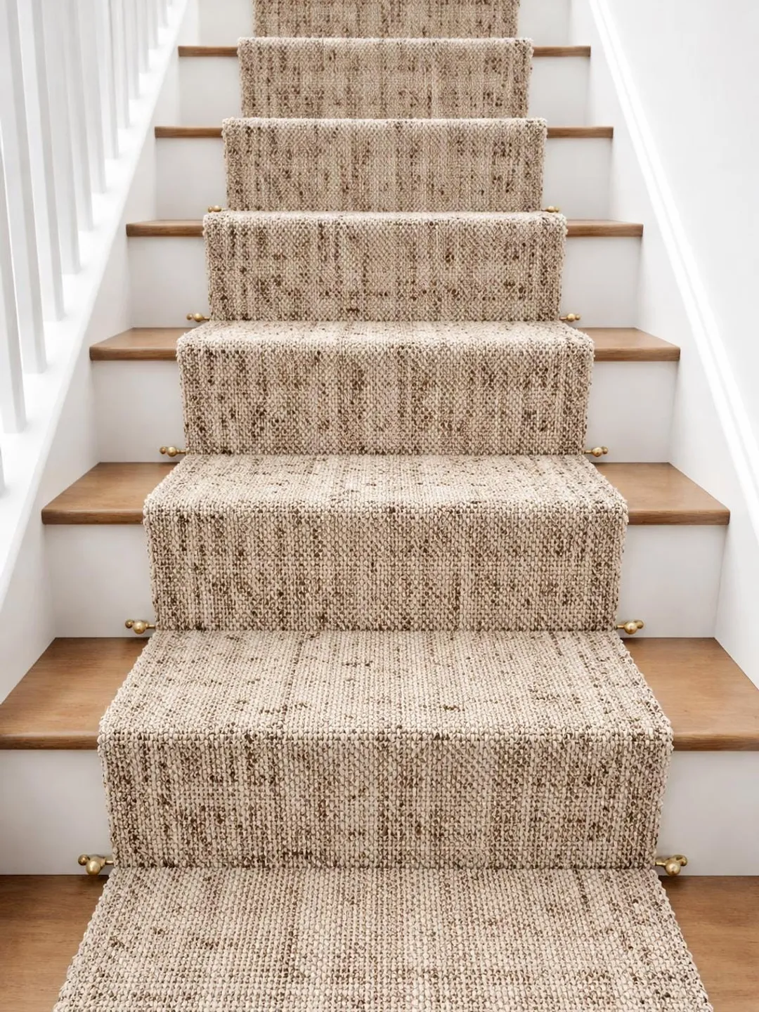 Handwoven carpet Neutral Beige Textured Wool Rug | Modern Minimalist ...