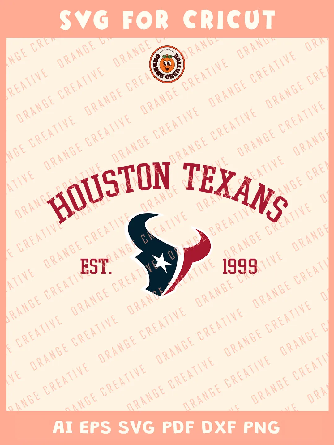Houston Texans Team Est 1999 Logo Svg, NFL Football Team Svg, NFL ...